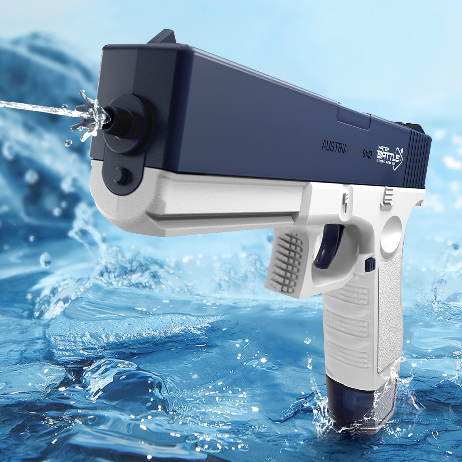 NiceYlotos Water Gun - Electric Water Gun with 32 Ft Long Range, High ...