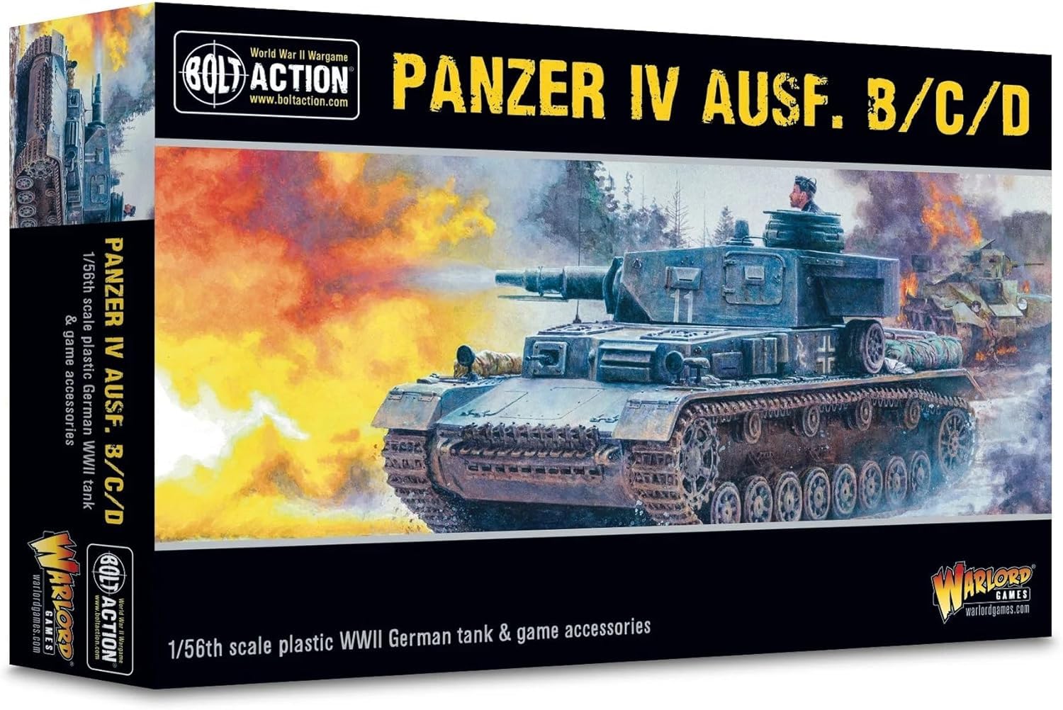 Amazon.com: Warlord Games Bolt Action WWII Panzer IV Ausf. B/C/D Tank 1 ...