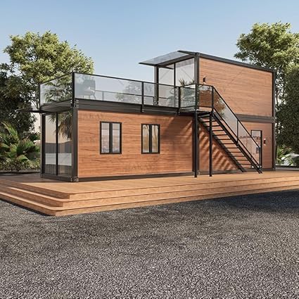 Amazon.com : Prefab House, Two-Story 592 sq.ft Home Modern Prefab House ...