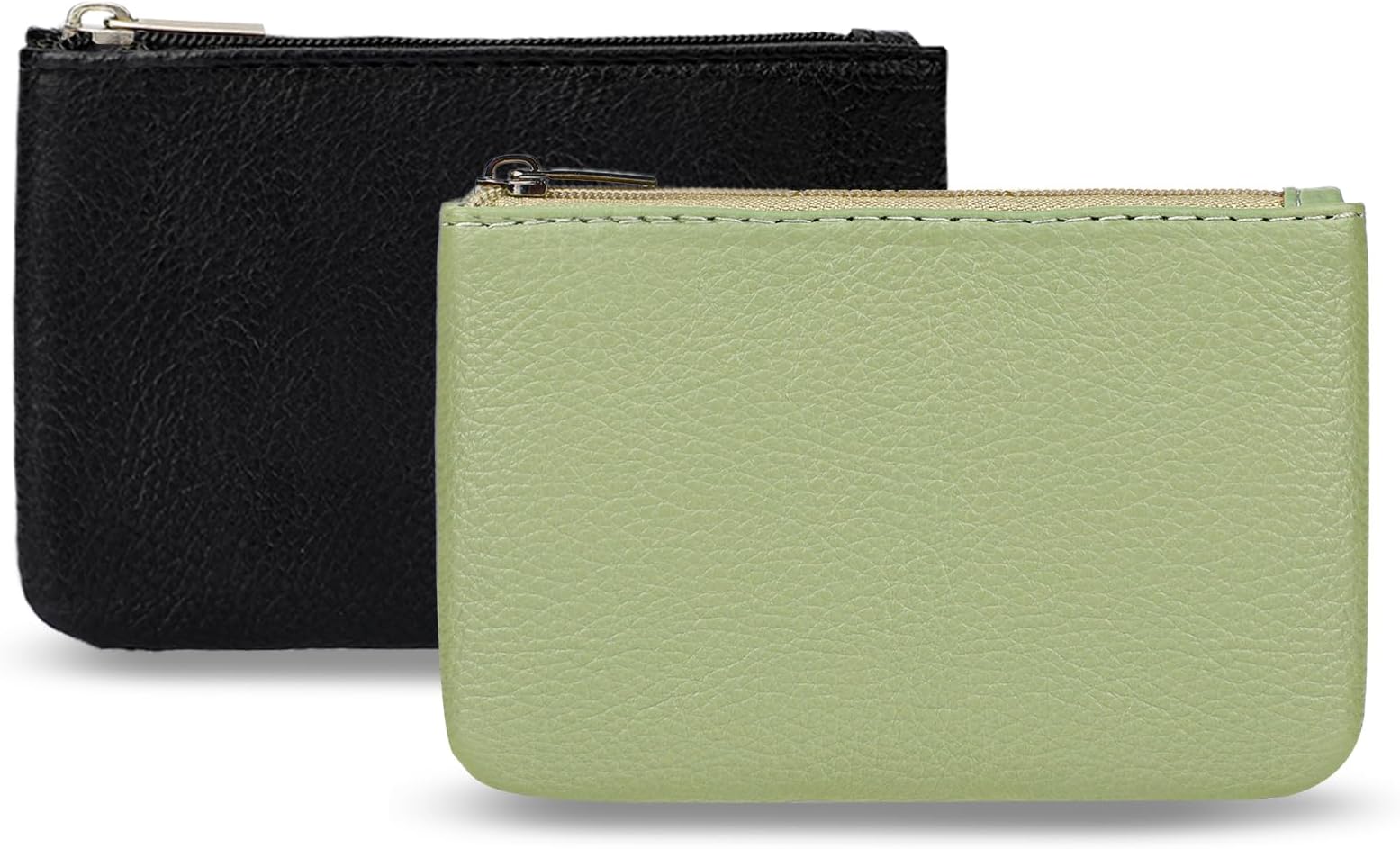 Amazon.com: 2 Pack Coin Purse, Portable PU Leather Coin Purse with ...