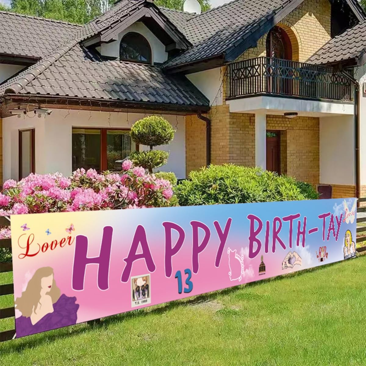 Amazon.com: Singer Party Decorations Banner,Birthday Party Decoration ...