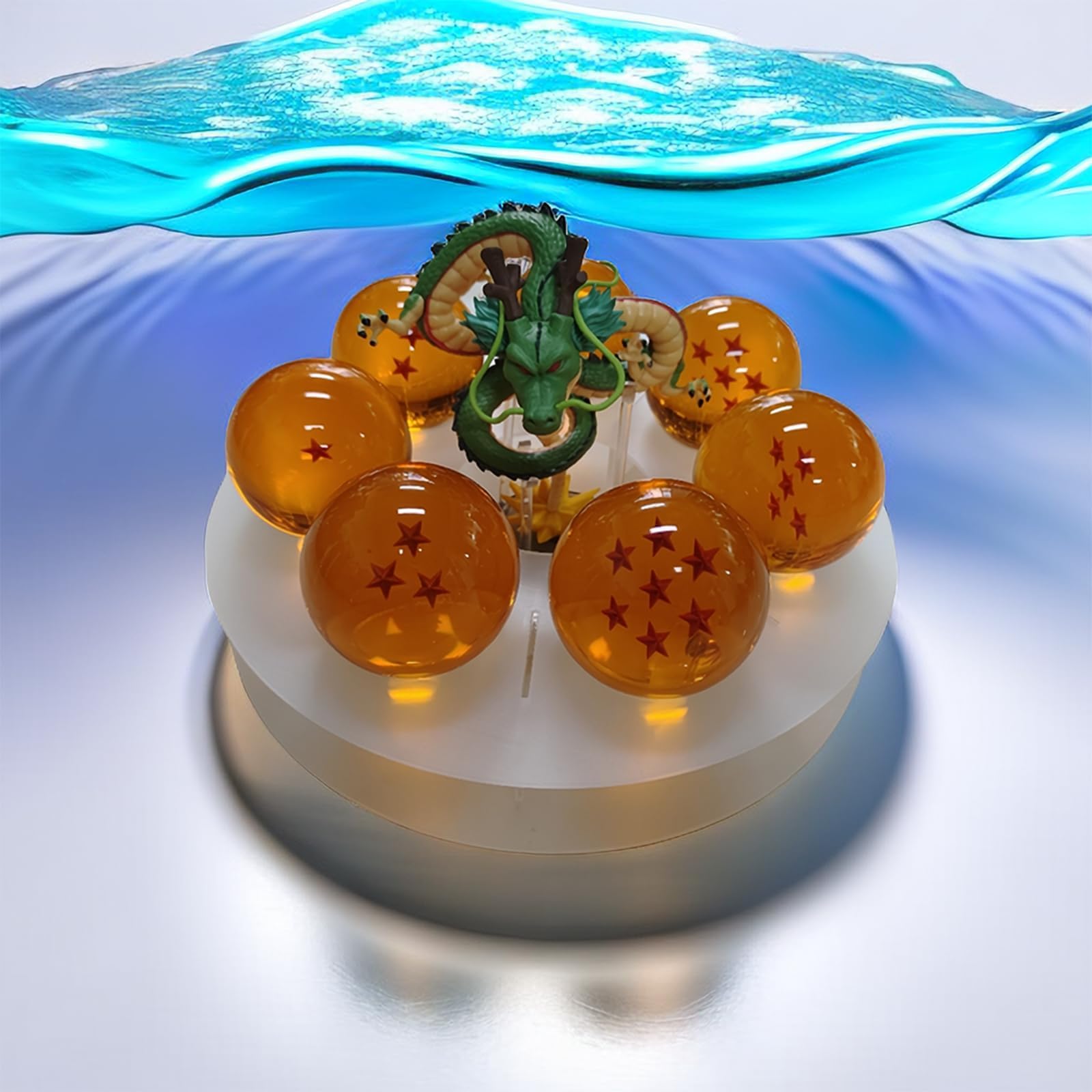 Amazon.com: VIYVIY Shenlong Statue Resin Dragon Statue + 3.5cm Crystal ...