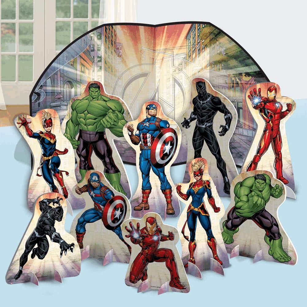 Amazon.com: Exquisite Marvel Avengers Powers Unite Table Decoration - 5 ...
