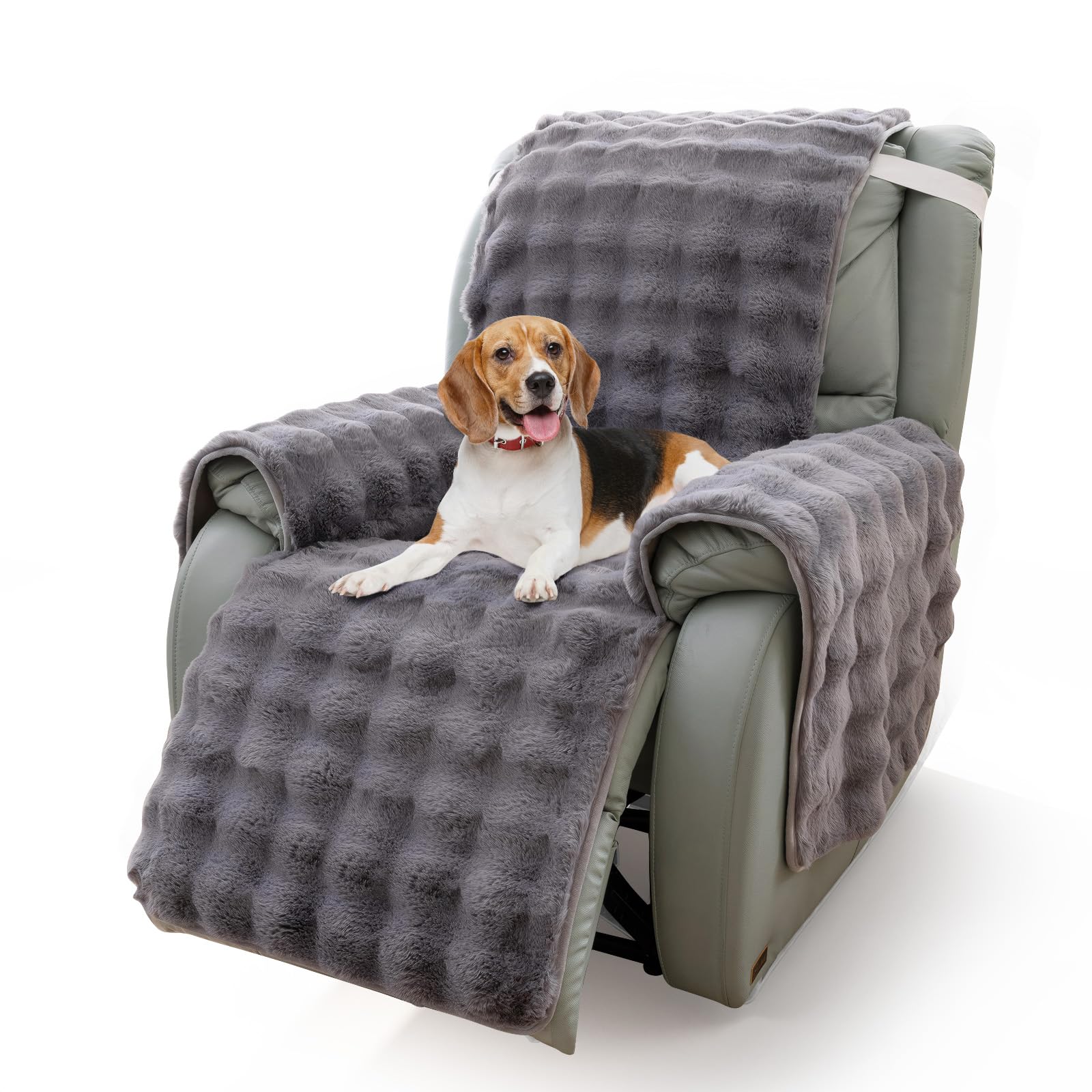 Amazon.com: TOPCHANCES Thick Plush Rabbit Recliner Chair Cover,Warm Non ...