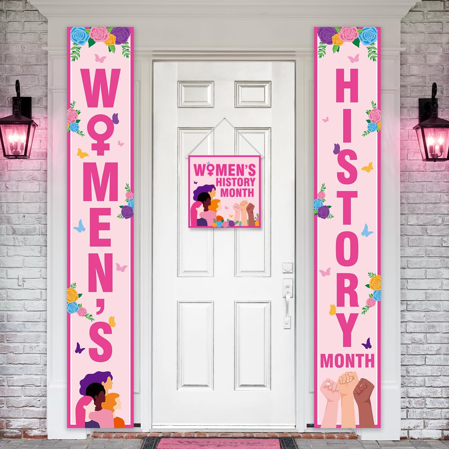 Amazon.com: Women's History Month Decorations Door Banner with Hanging ...