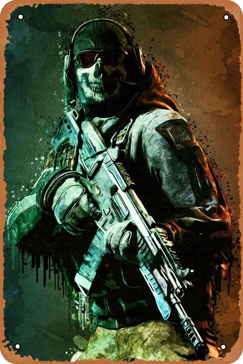 Amazon.com: Call of Duty Black OPS 3 Game Poster Video Game Tin Metal ...