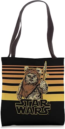 Amazon.com: Star Wars Ewok Retro Logo Tote Bag : Clothing, Shoes & Jewelry