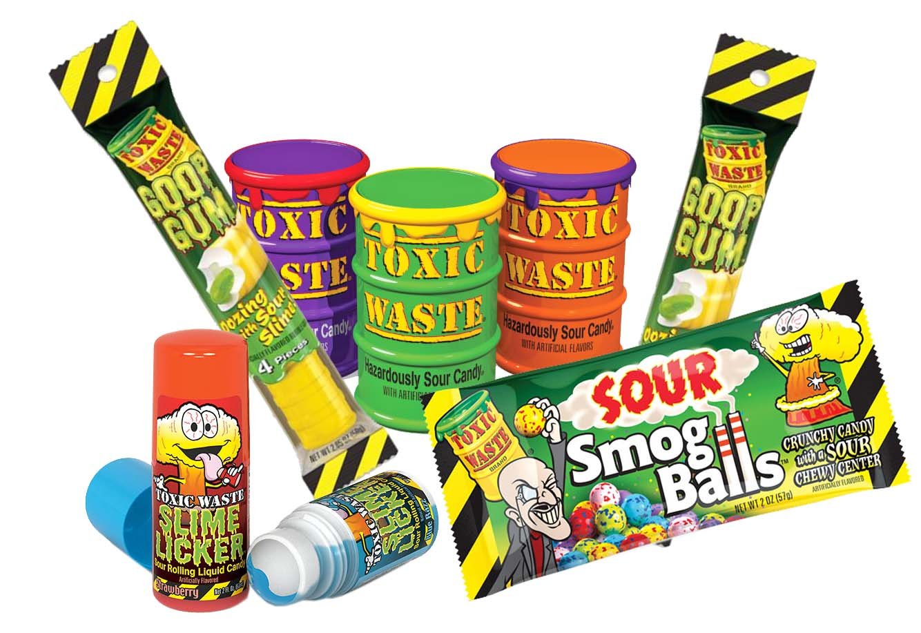 Toxic Waste Candy Gum