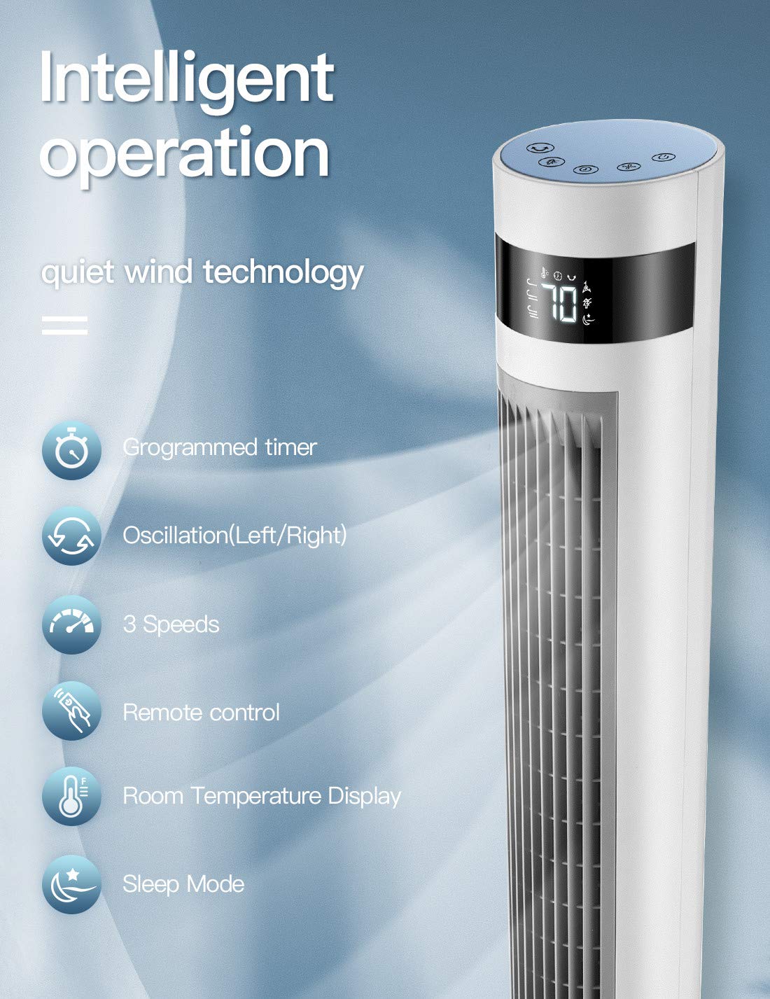 Snapklik.com : Selanto 44 Tower Fan