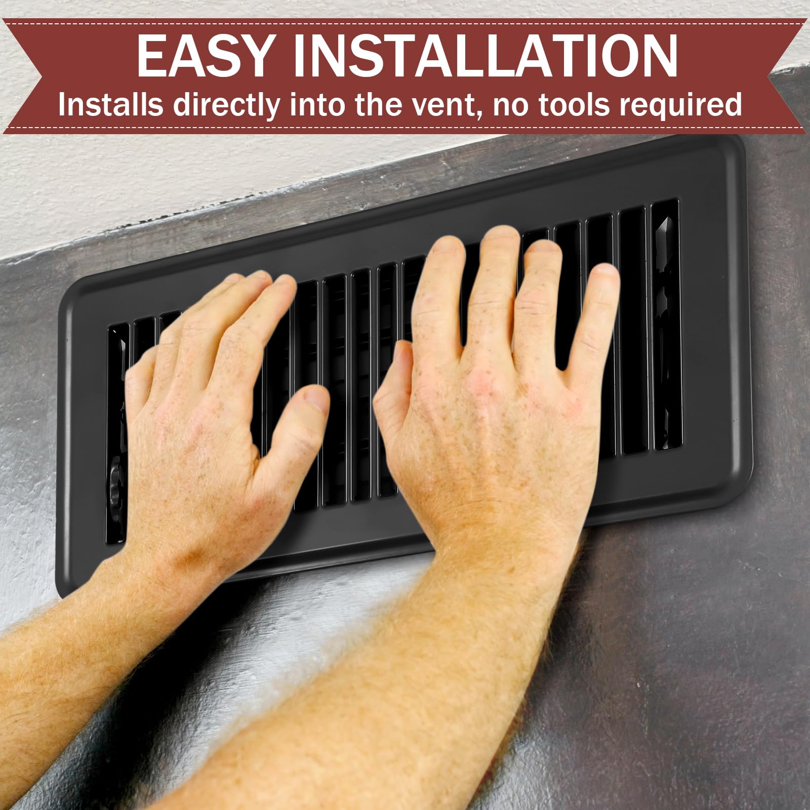 Vent Covers Floor 4x10, Heavy Duty Vent Cover For Home Floor, Sidewall ...