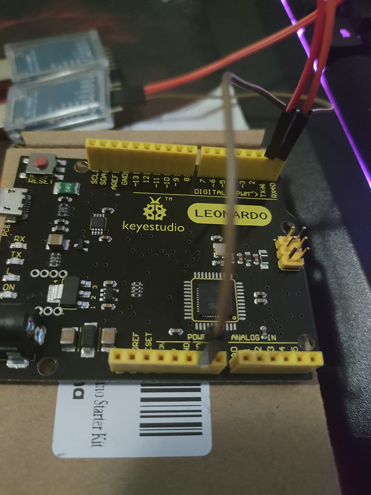 KEYESTUDIO Leonardo R3 Development Board with USB Cable for Arduino ...