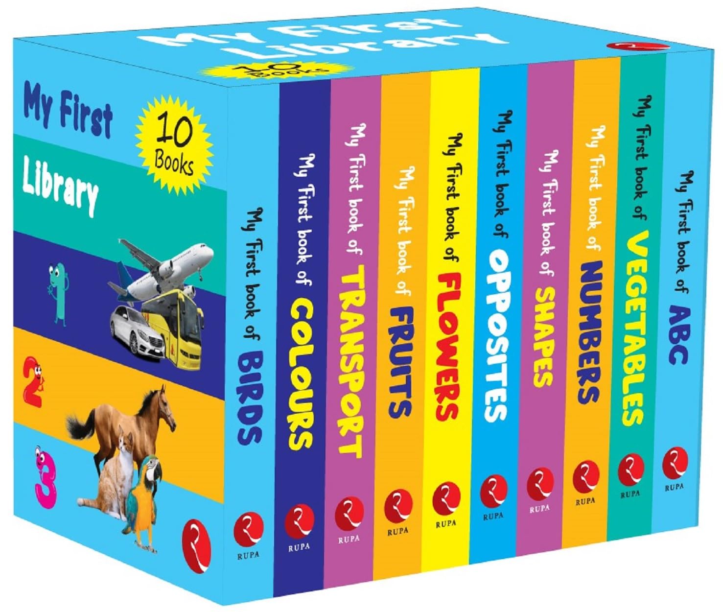 Amazon | My First Library - Set of 10 Books (Box Set) - Kids Learning ...