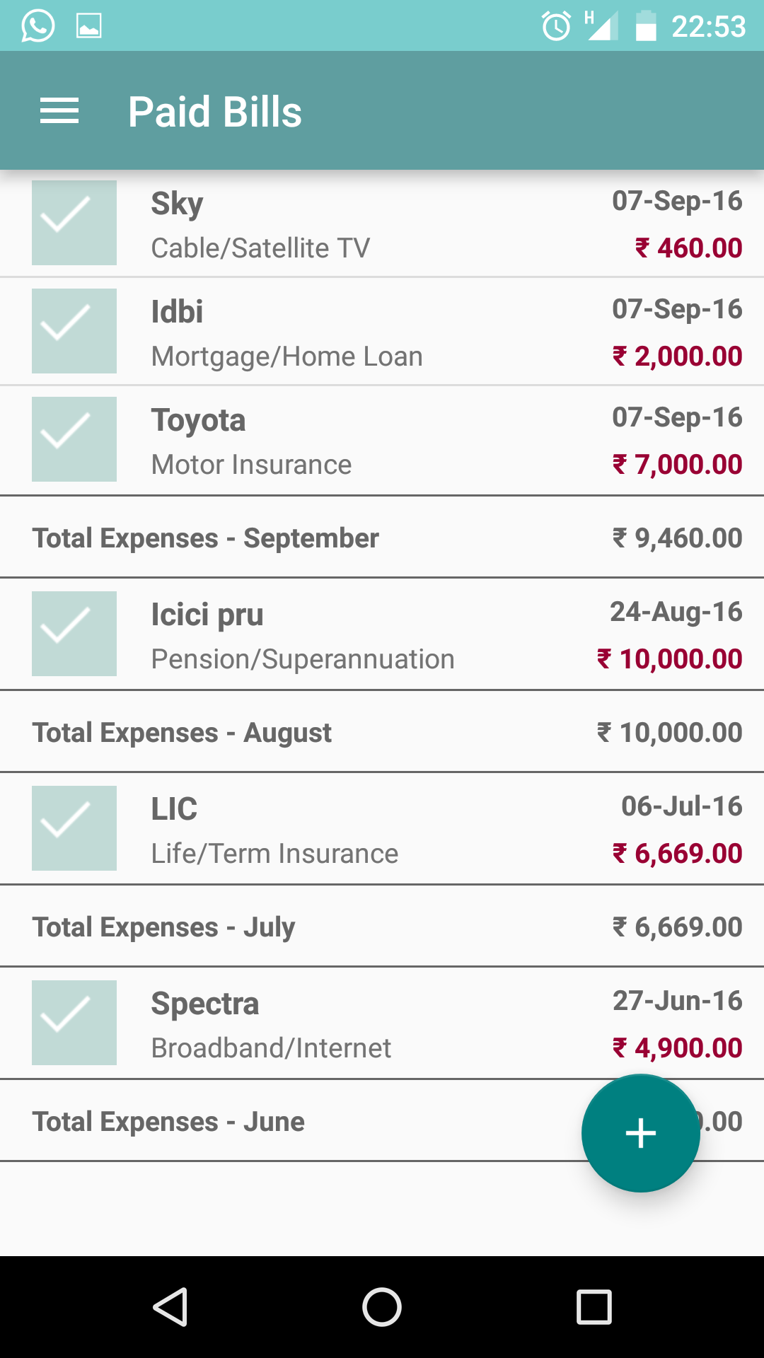 Bills Reminder and Expense Management - App on the Amazon Appstore