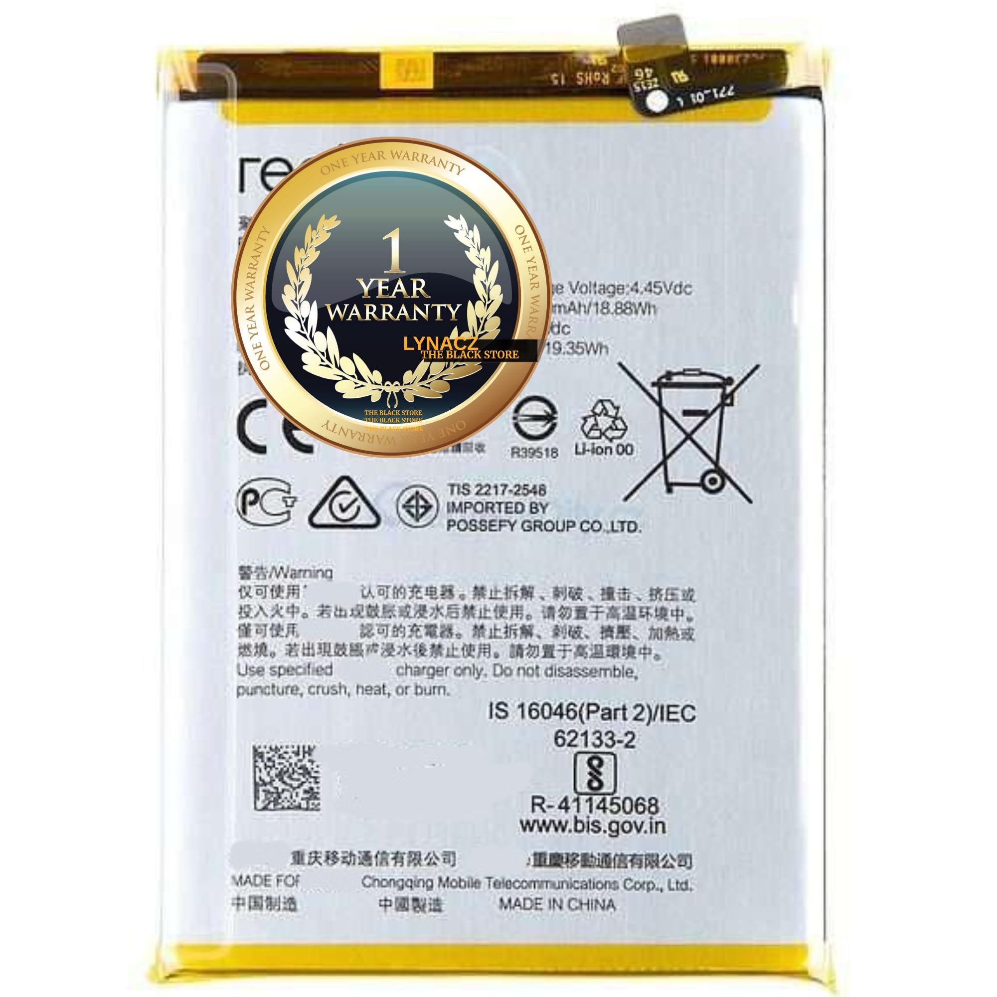 Original Lithium-Ion BLP771 for Realme Narzo 10 RMX2040 with 1 Year ...