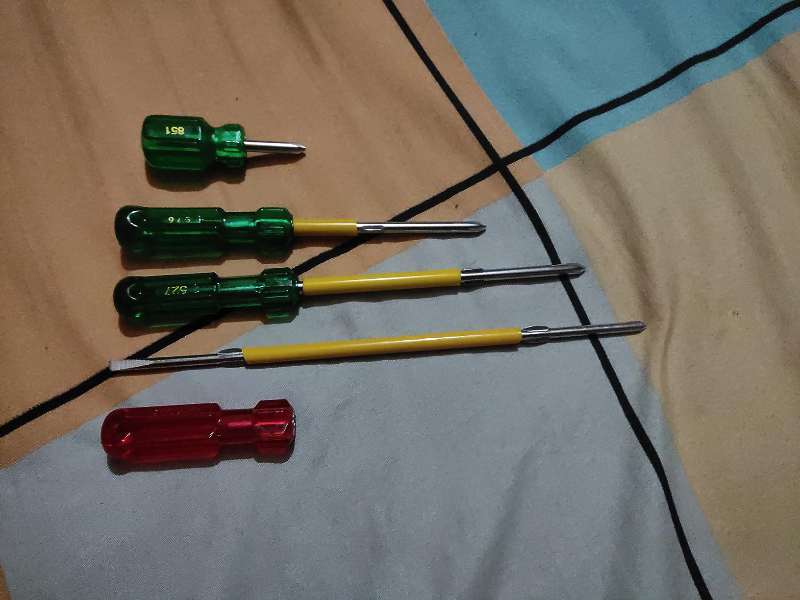 PERFECT TECH Screw Driver Set of 5 Pcs | 2 in 1 Screw Driver | (2, 4, 6 ...