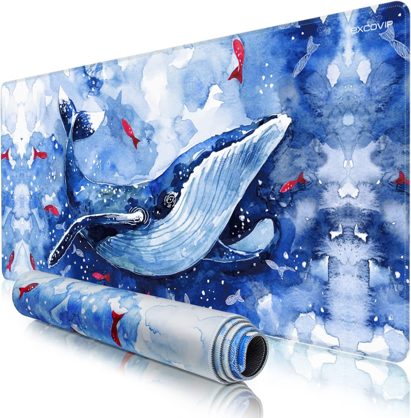 Excovip Extended Gaming Mouse pad, 90 x 40 cm XXL Mousepad with Non ...