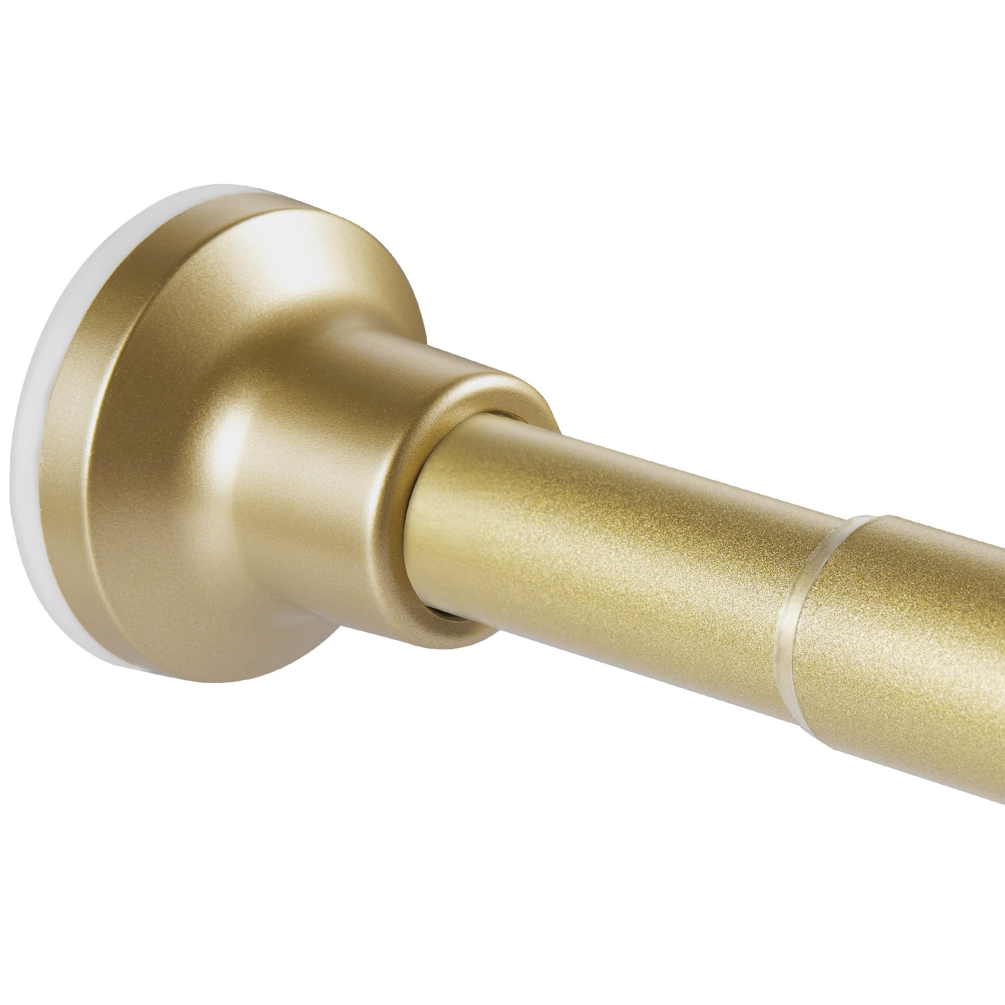 Snapklik.com : Shower Curtain Rod, Adjustable 31-75 Inch Gold Shower ...