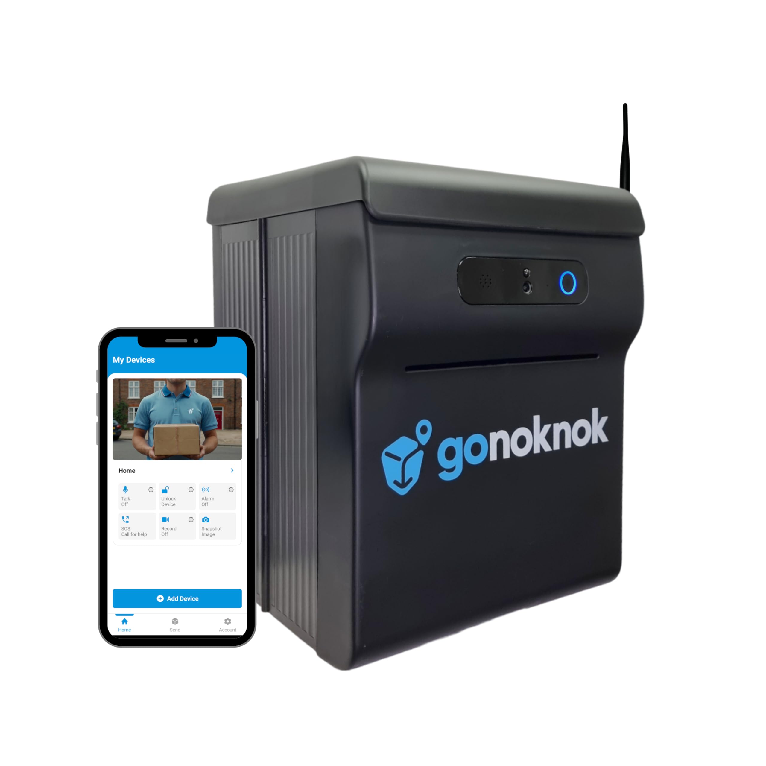 Buy Gonoknok - Smart Parcel Drop Box with Remote Smart Access - Made of ...