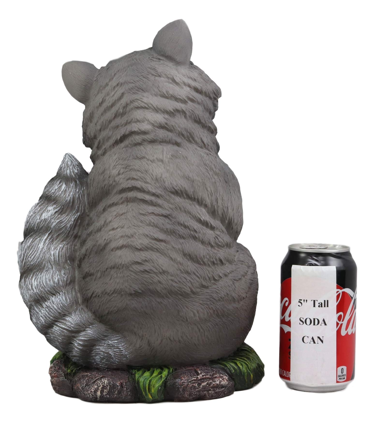 Ebros Bad Bandit Large Standing Cheeky Raccoon Flipping Off The Middle ...