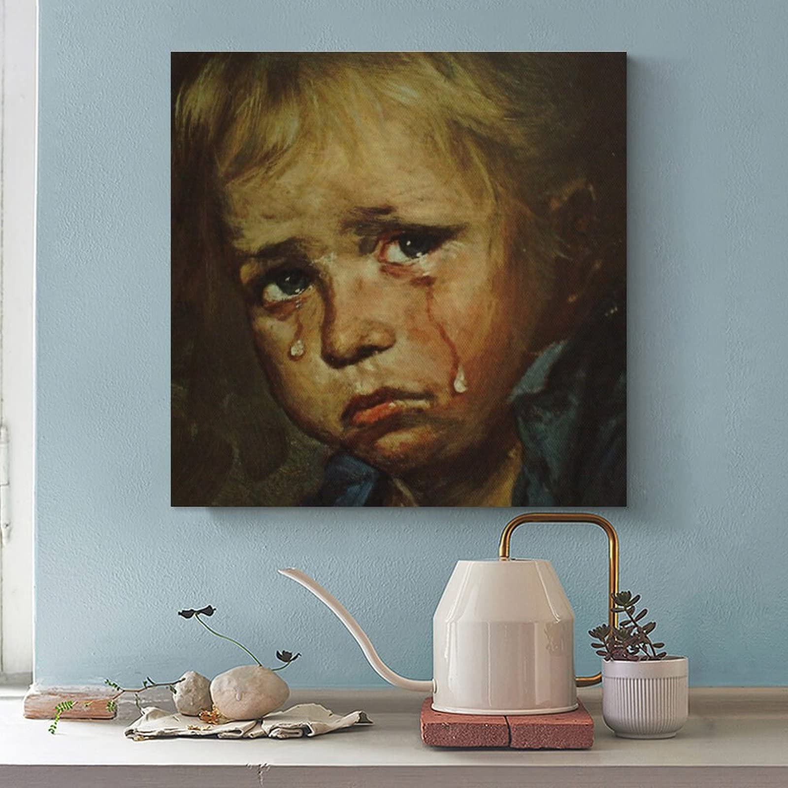 Crying Child Painting