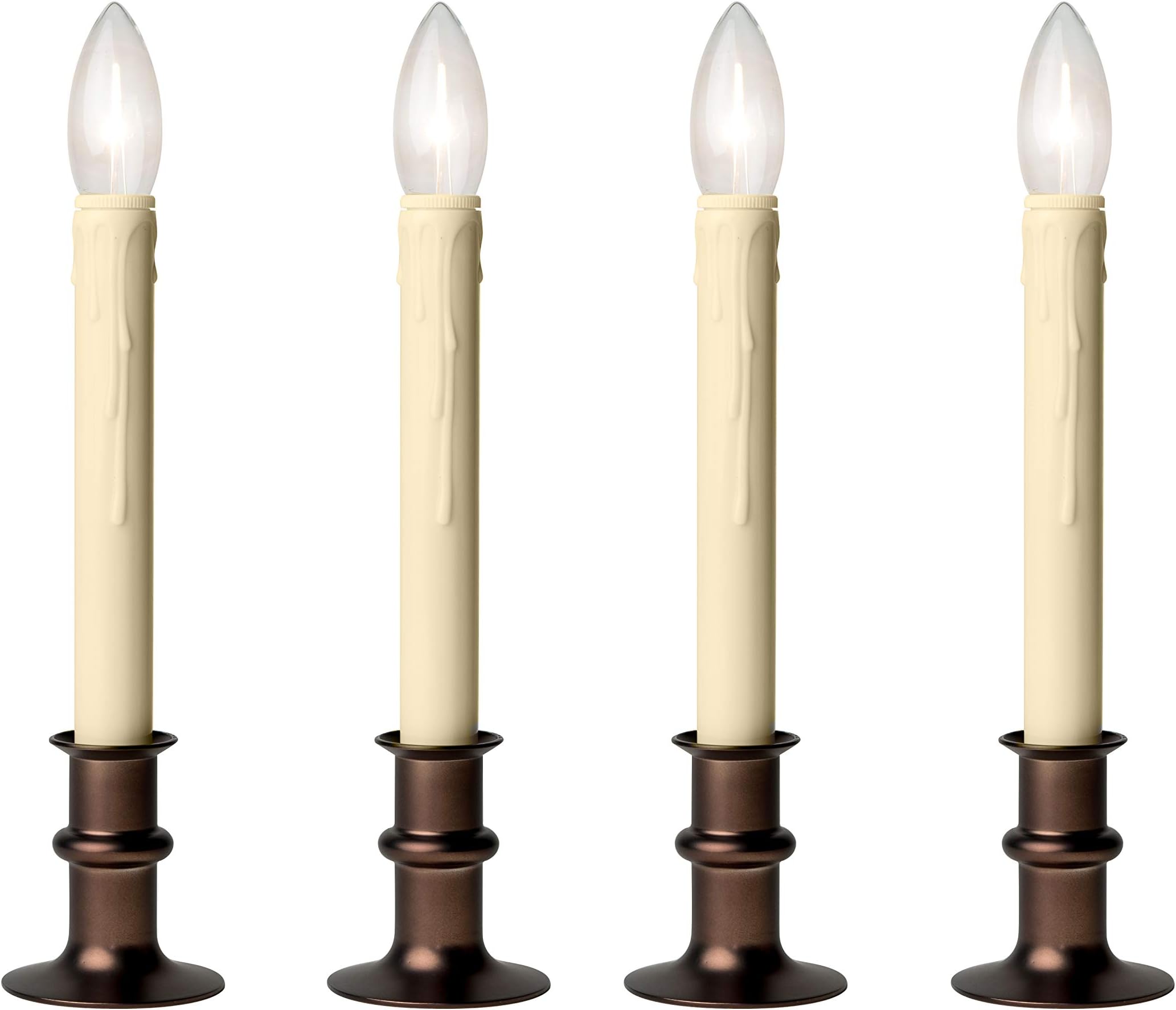 Amazon.com: Williamsburg WM100BS Auto On/Off Sensor Led Window Candle ...