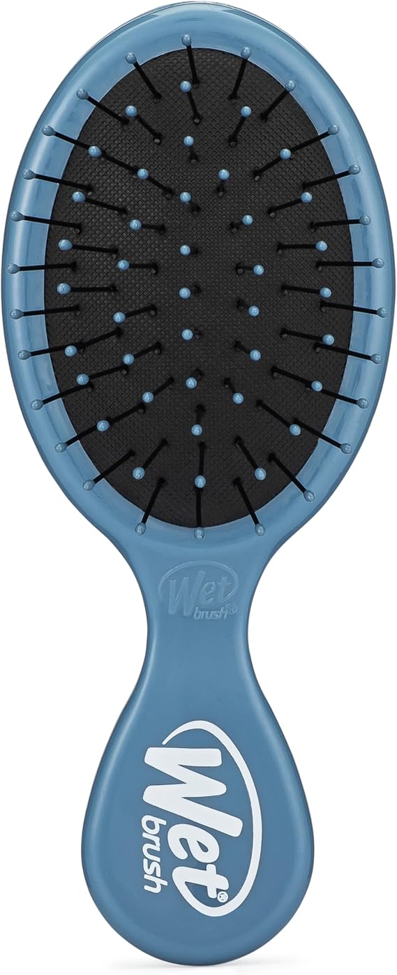 Wet Brush Mini Detangler Hair Brush, Elemental Blue - Detangling Travel ...