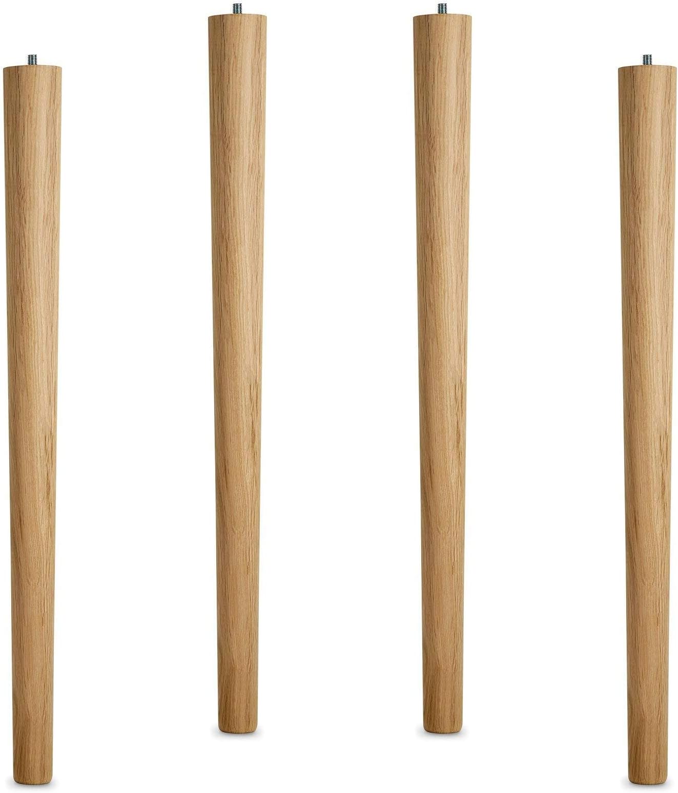 Tischbeine Holz Eiche