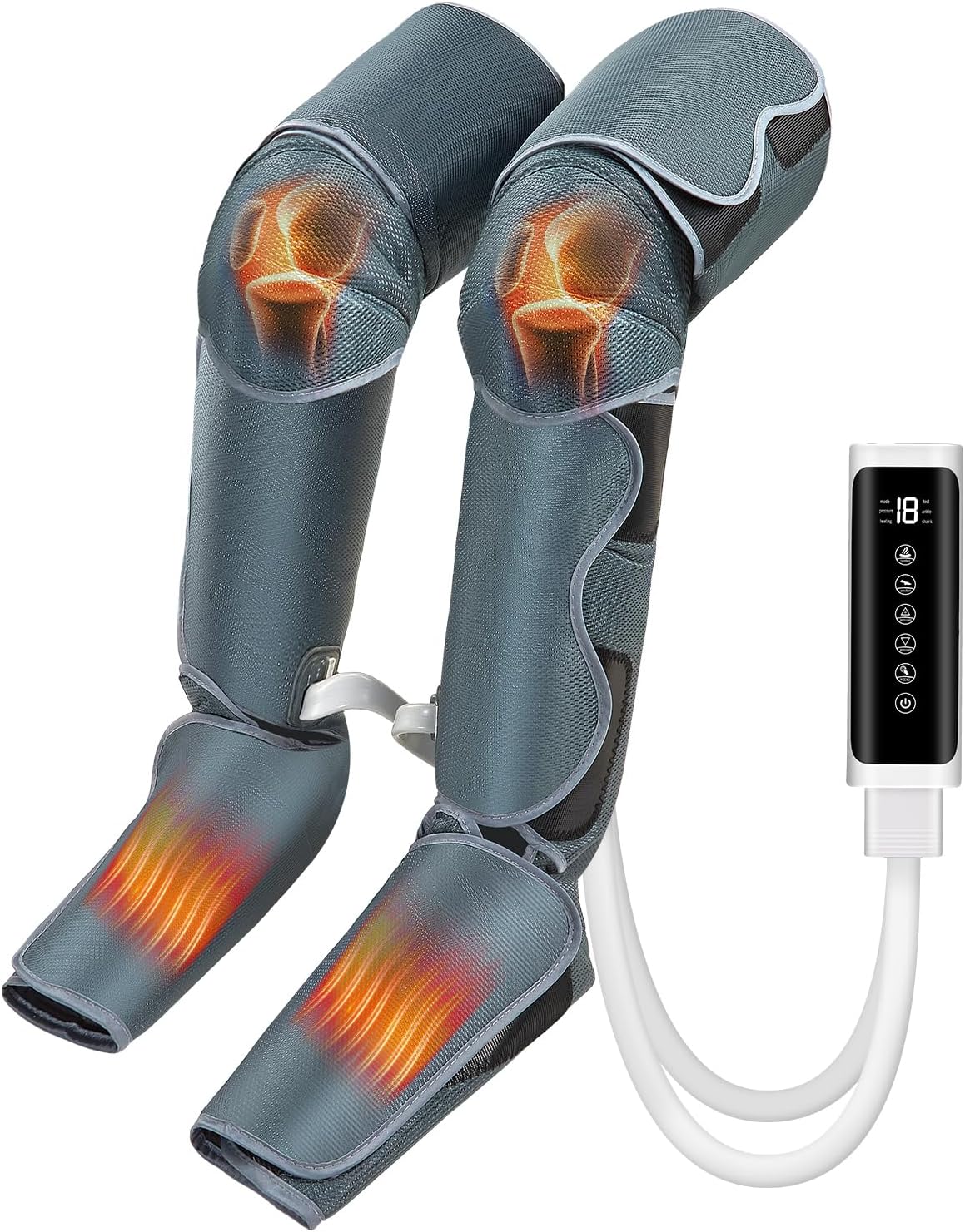 Electric Foot Massagers Leg Massager with Foot & Knee Heat,Leg Wraps ...