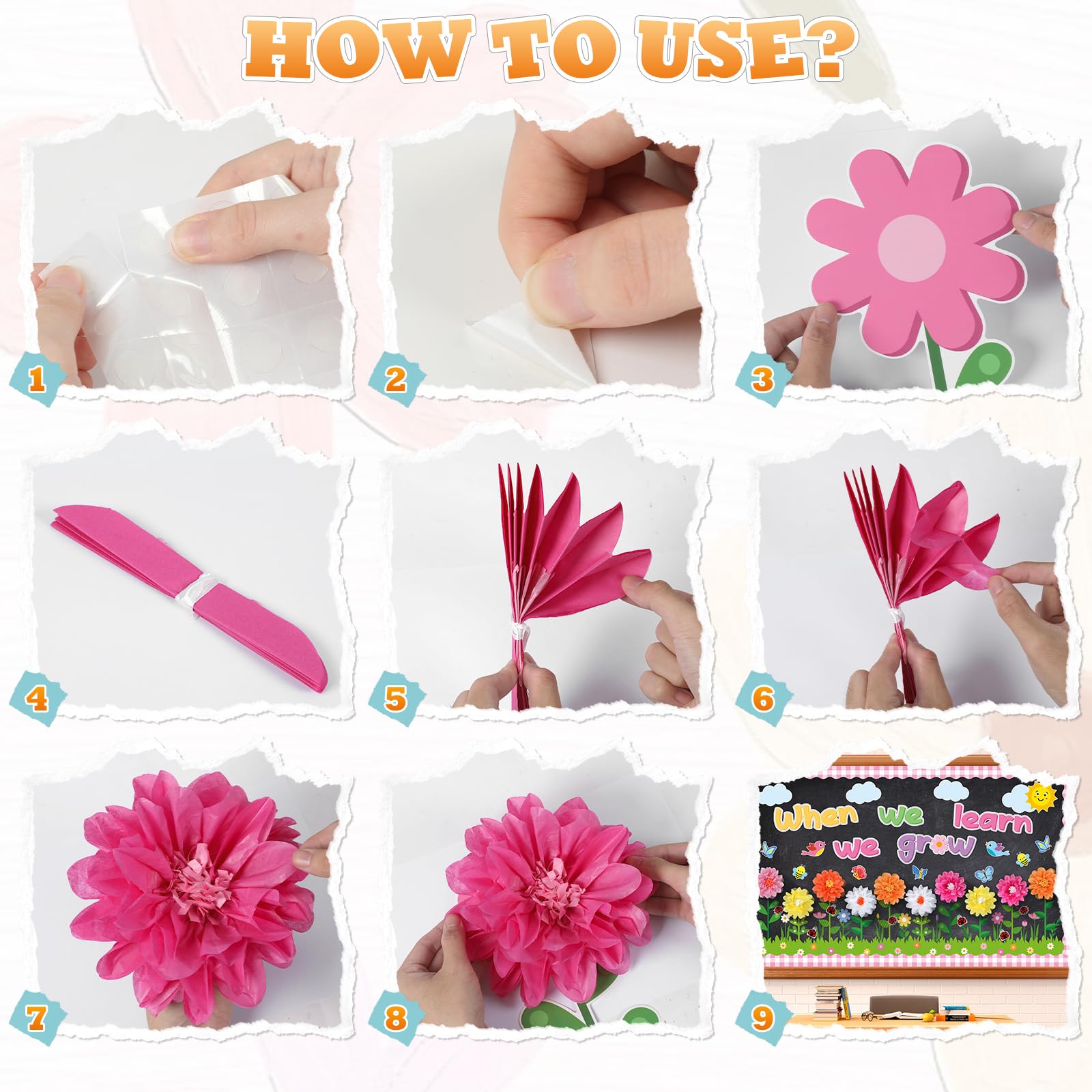 Snapklik.com : ZOIIWA Back To School Bulletin Board Decorations When We ...