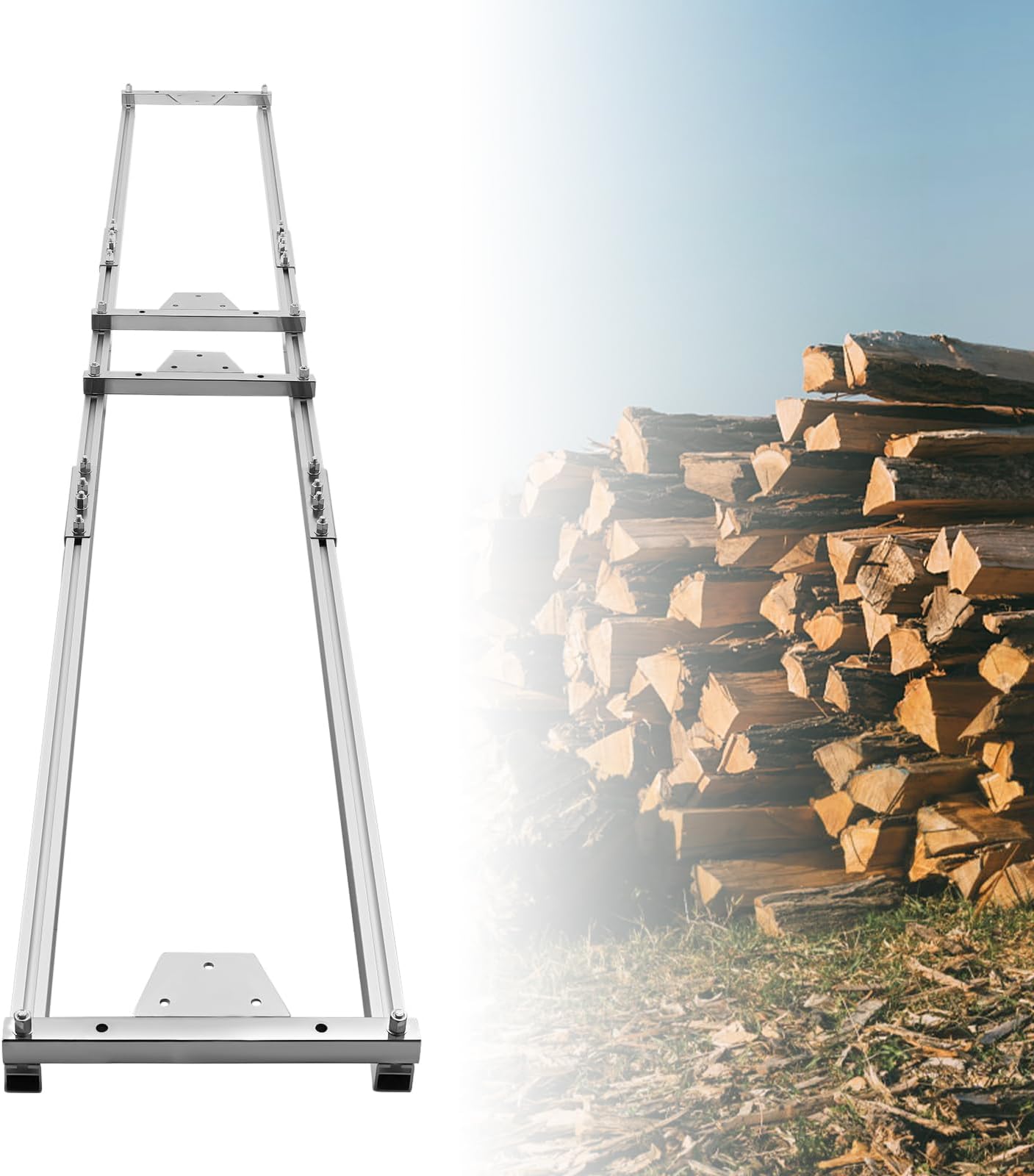 Amazon.com: VEVOR Rail Mill Guide System, 9 ft 4 Crossbar Kits ...