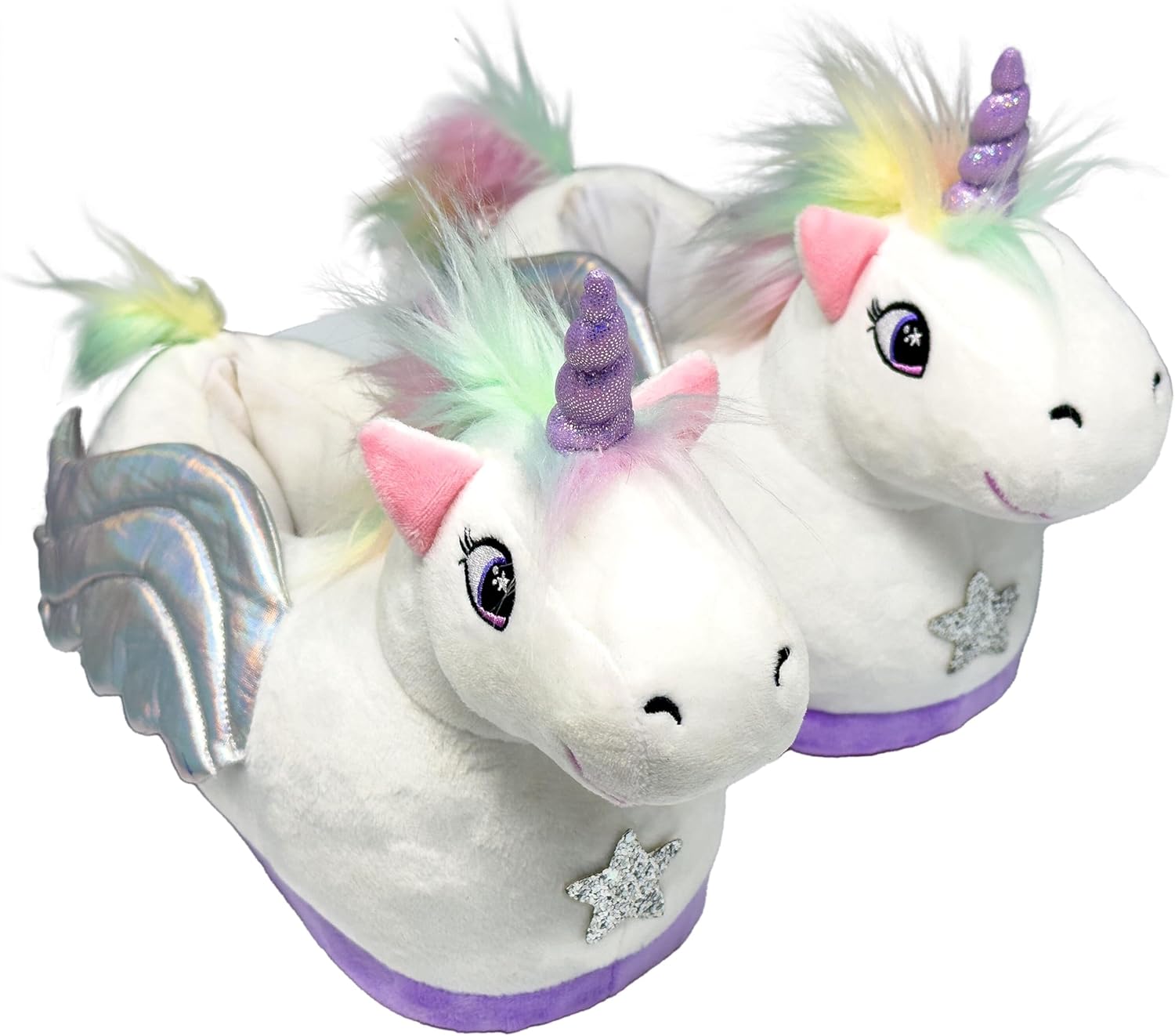 Sloffies Close Up Pegasus Hausschuhe | One Size Kinder | Gr. 29-36 ...