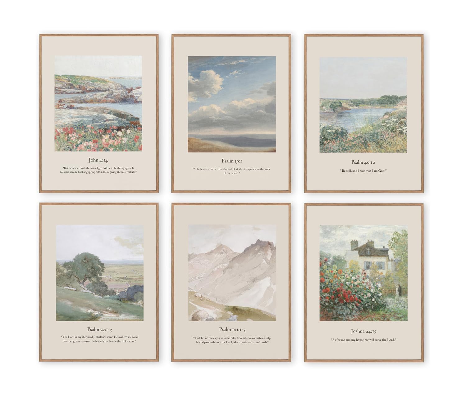 Amazon.com: Christian Gallery Wall Art, Canvas Wall Decor Religious ...