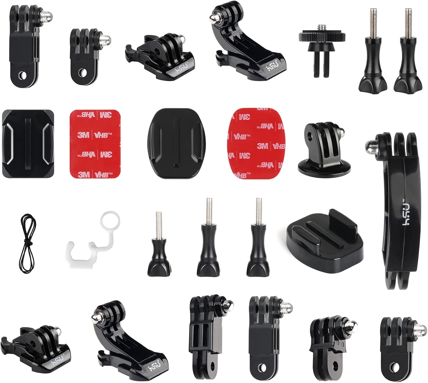 Amazon.com : HSU Basic Adapter Grab Bag for GoPro Hero 11, 10, 9, 8, 7 ...
