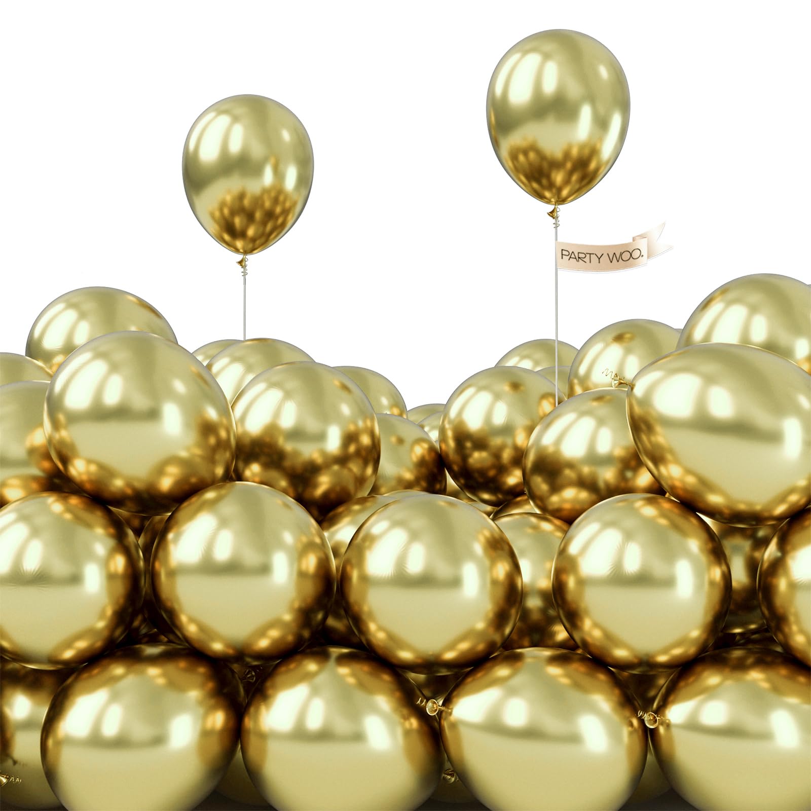 Amazon.com: PartyWoo Metallic Desert Gold Balloons, 50 pcs 5 Inch ...