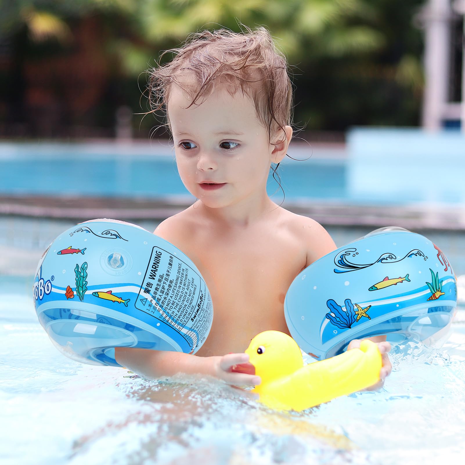 Snapklik.com : Swimbobo Soft Swimmies Toddler Floaties, Learn-to-Swim ...