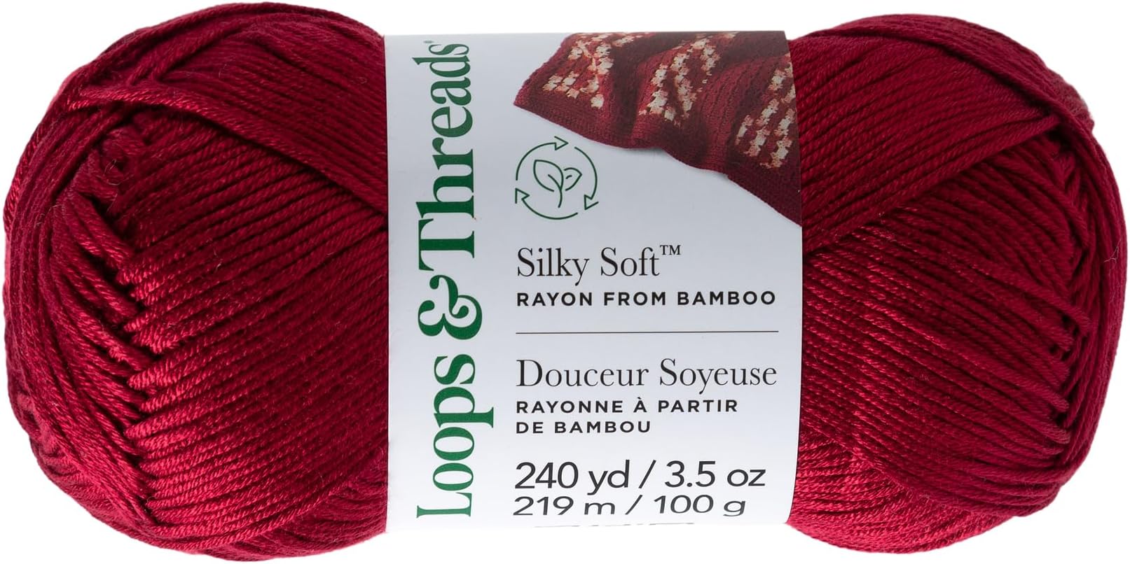Amazon.com: Silky Soft Yarn by Loops & Threads - Yarn for Knitting ...