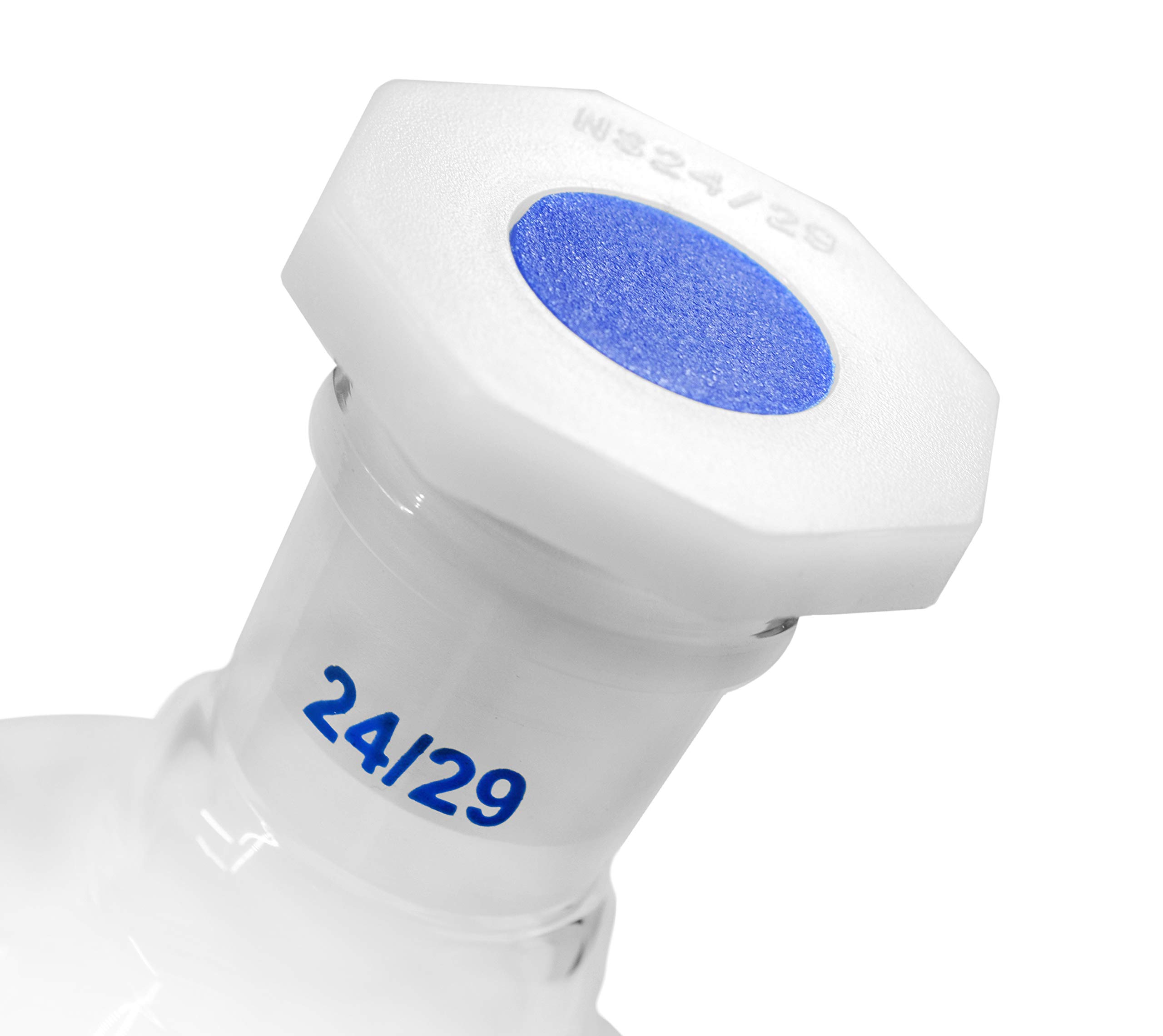 Dropping Funnel, 50ml - PTFE Key Stopcock, Open Top, Cylindrical