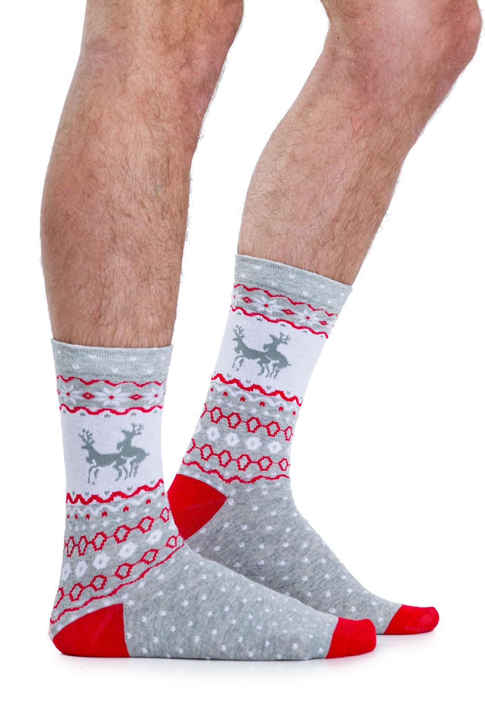 Snapklik.com : Tipsy Elves Mens Humping Reindeer Socks