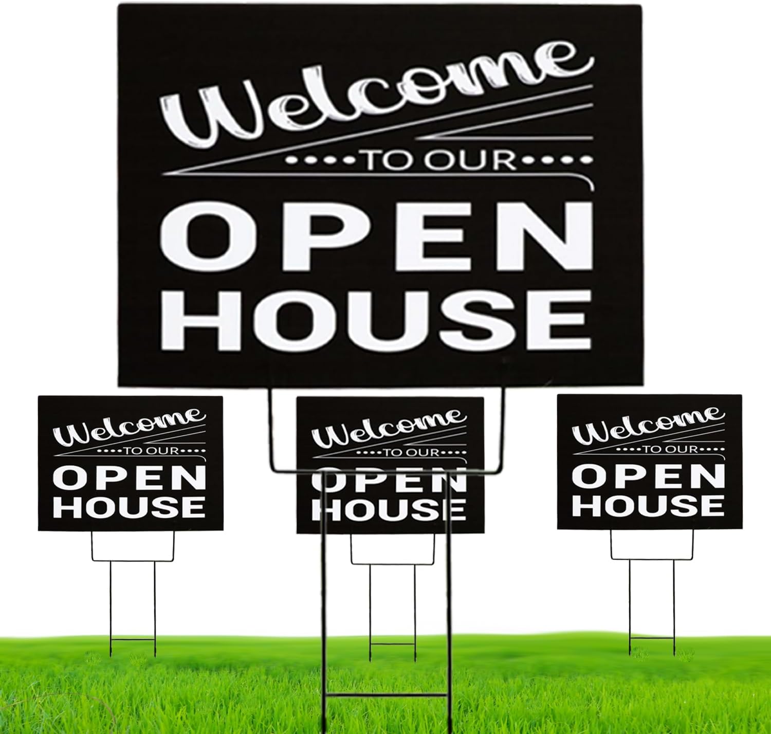 Amazon.com : Open House Sign For Real Estate Bussiness with Warm ...