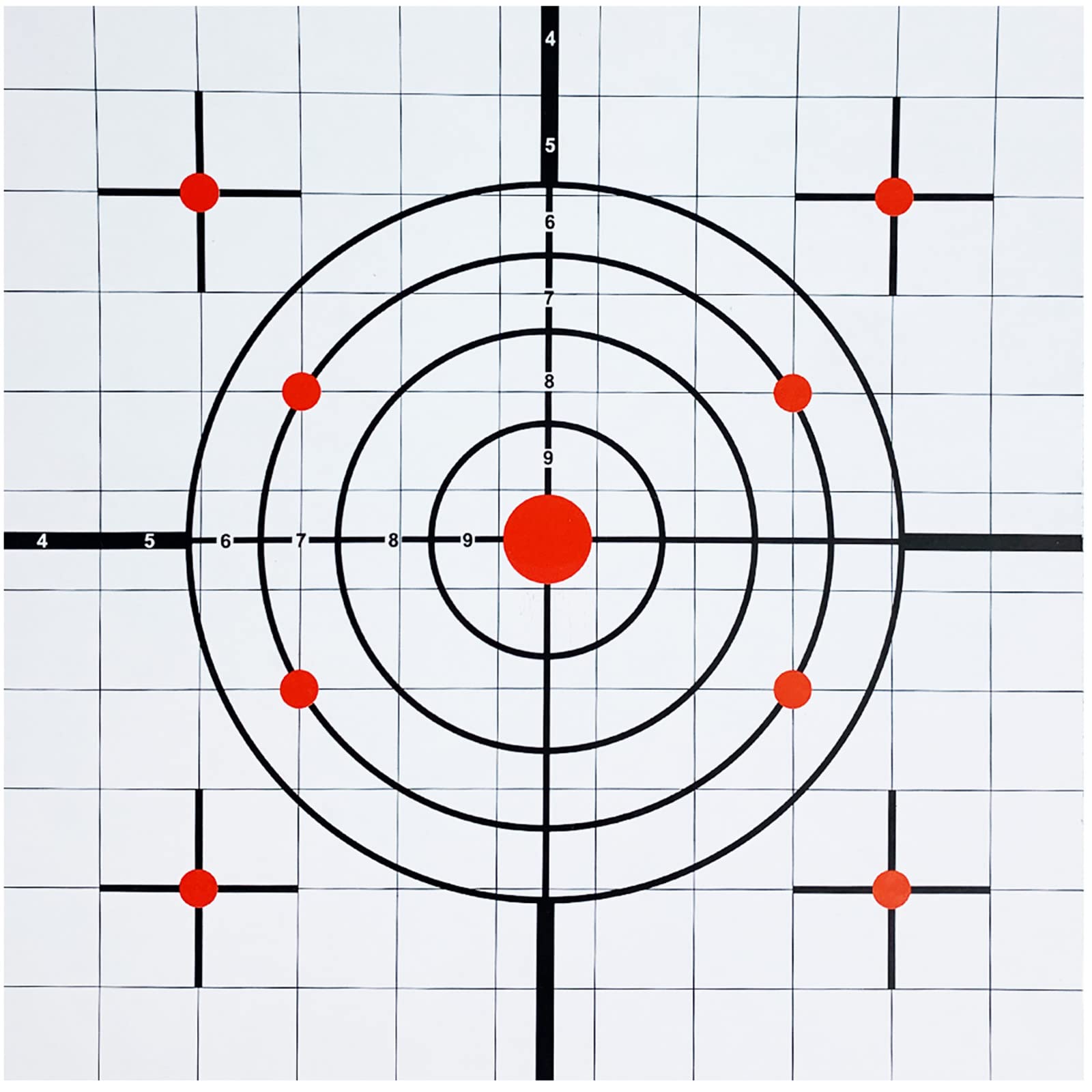 Buy Atflbox 5.5 Inch BB Target Papers for Pellet Trap Shooting Target ...