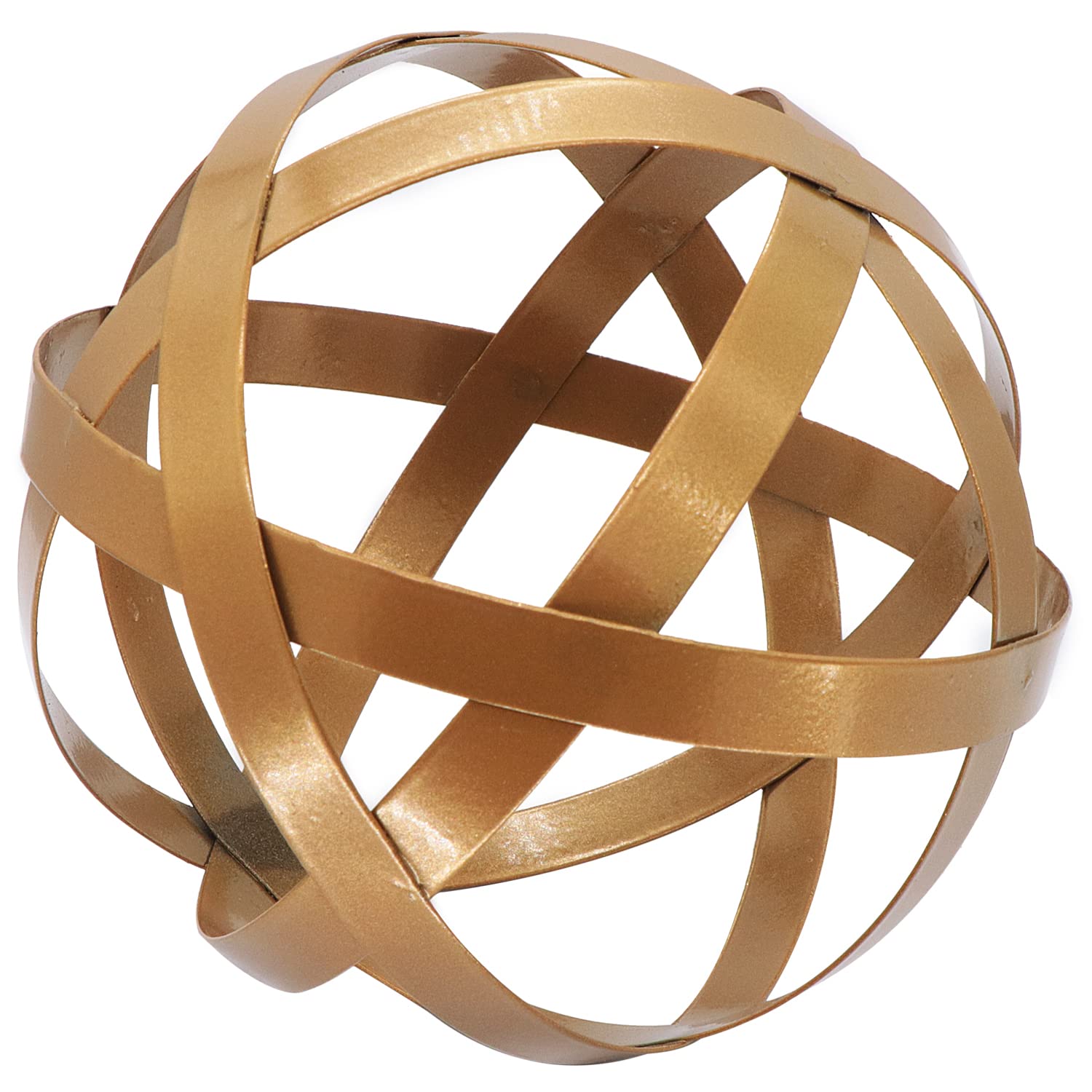 Amazon.com: Kesywale Decorative Sphere Metal Band Ball Orbs Decorative ...