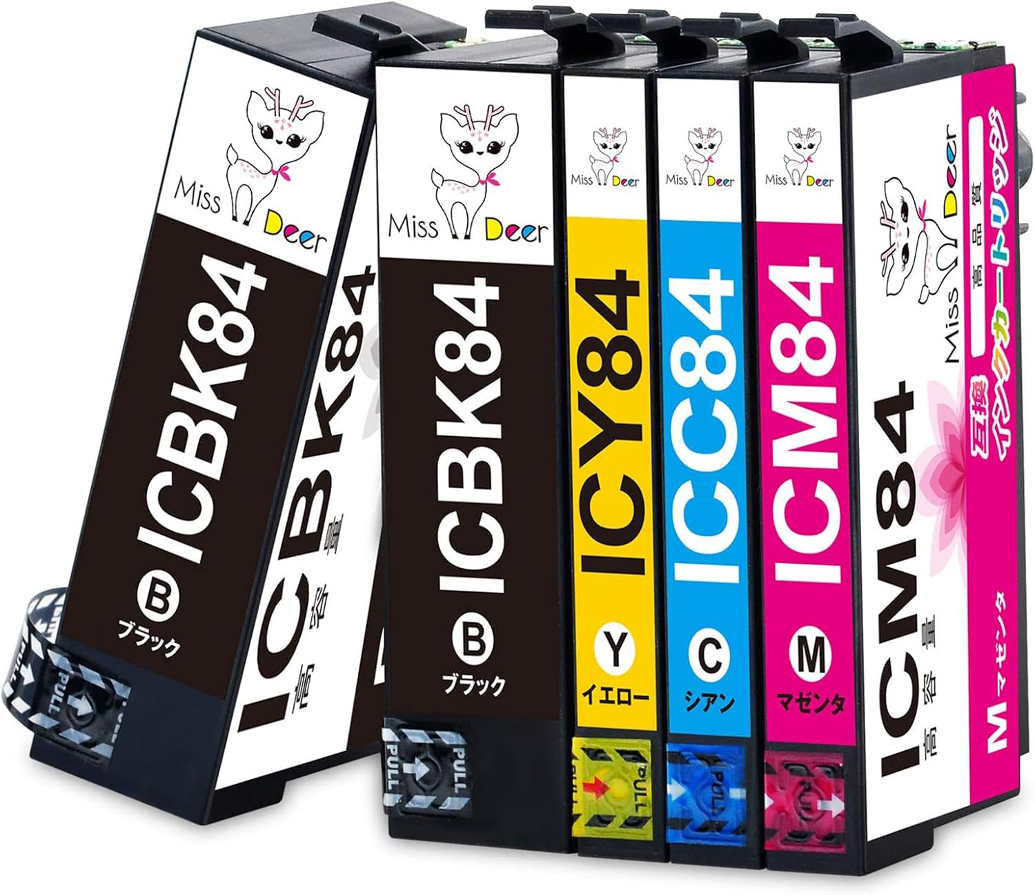 Amazon.co.jp: IC4CL84 エプソン用 Epson PX-M780F PX-M781F IC84 互換インクカートリッジ 5本セット ≪日本人インク専門家監修製品≫大容量 残量 ...