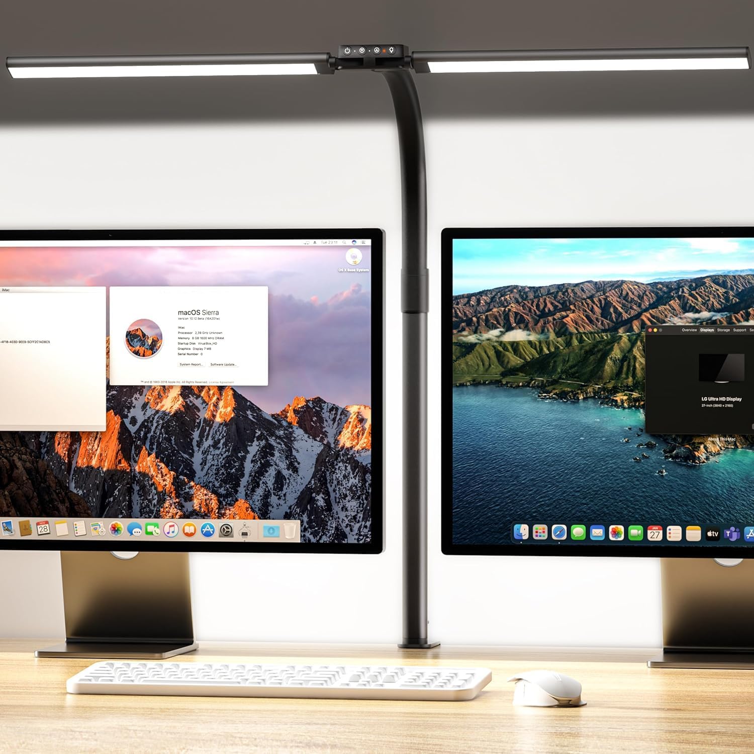 BenQ ScreenBar Monitor Light, LED Computer, Auto-Dimming, Hue ...