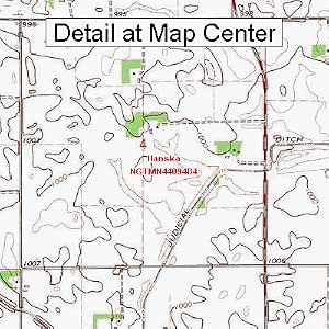 Amazon.com : USGS Topographic Quadrangle Map - Hanska, Minnesota ...
