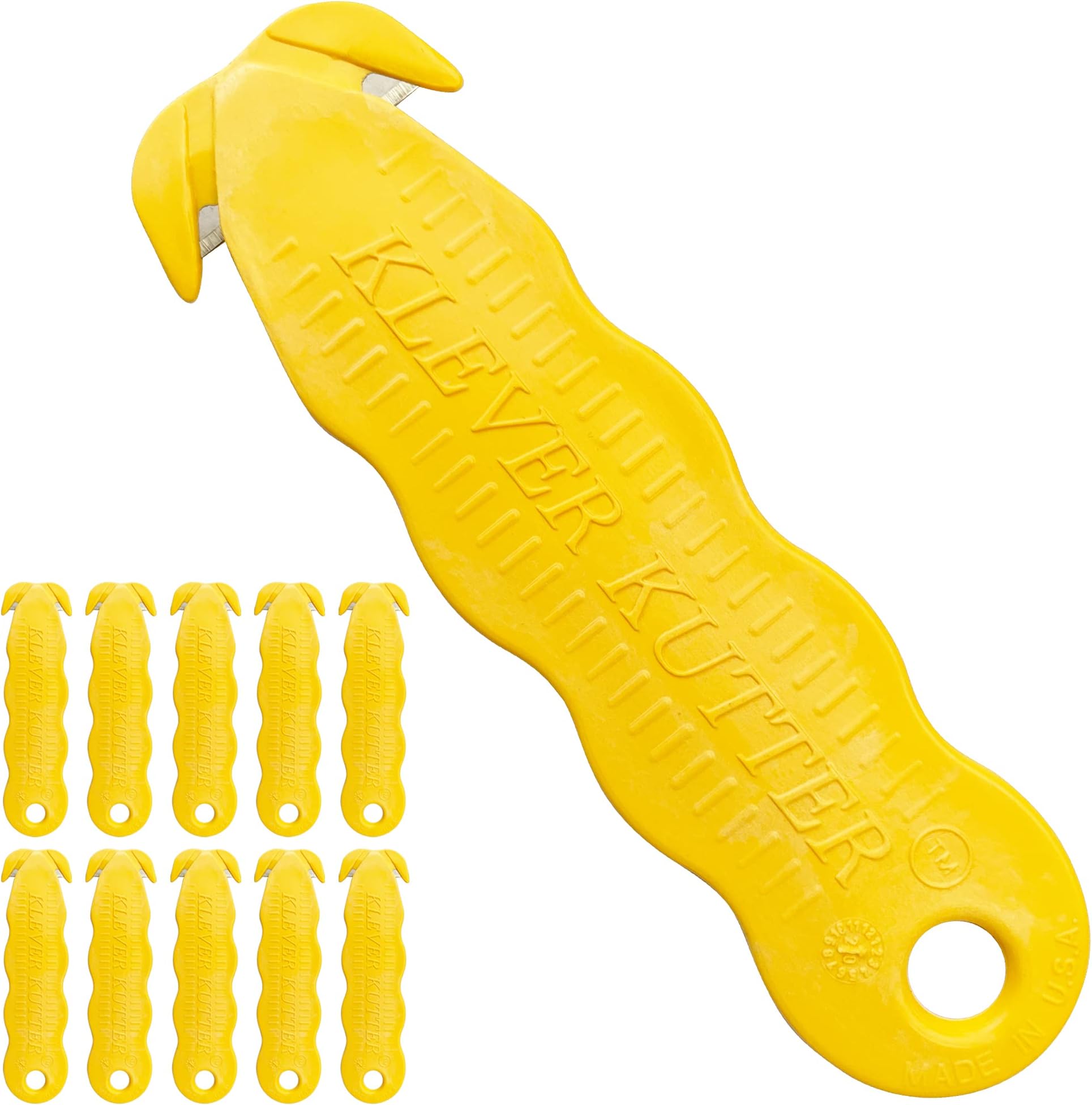 KLEVER INNOVATIONS KCJ-1YKlever Kutter Jaune Design Unique Double ...