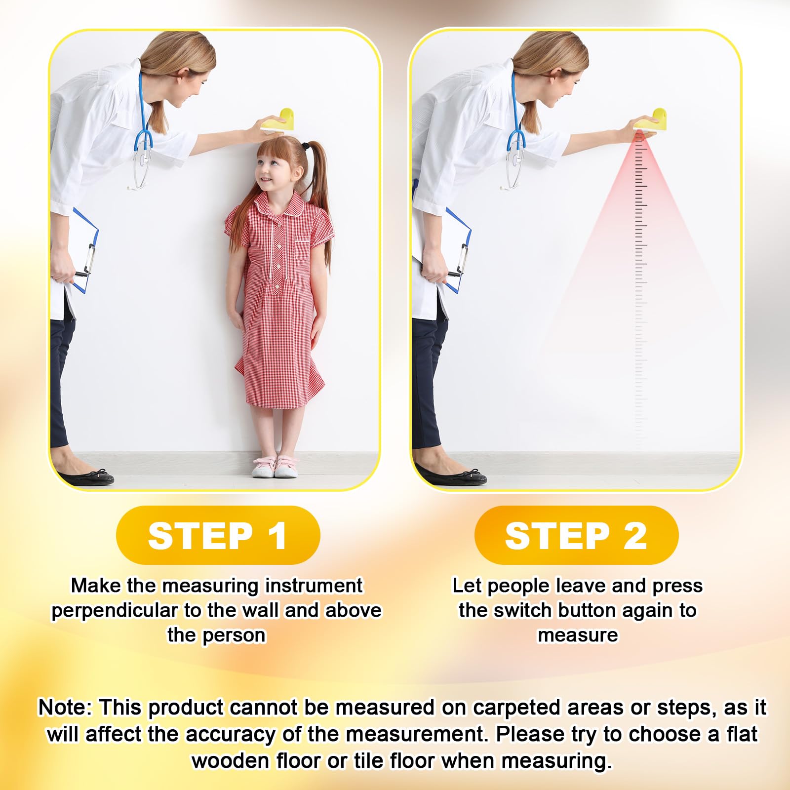 Snapklik.com : Tellegloww Portable Ultrasound Body Height Stadiometer ...