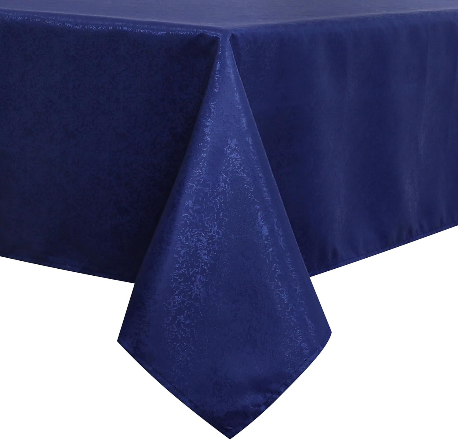 Amazon.com: Wekwch Tablecloth Royal Blue Jacquard Rectangle Table Cloth ...