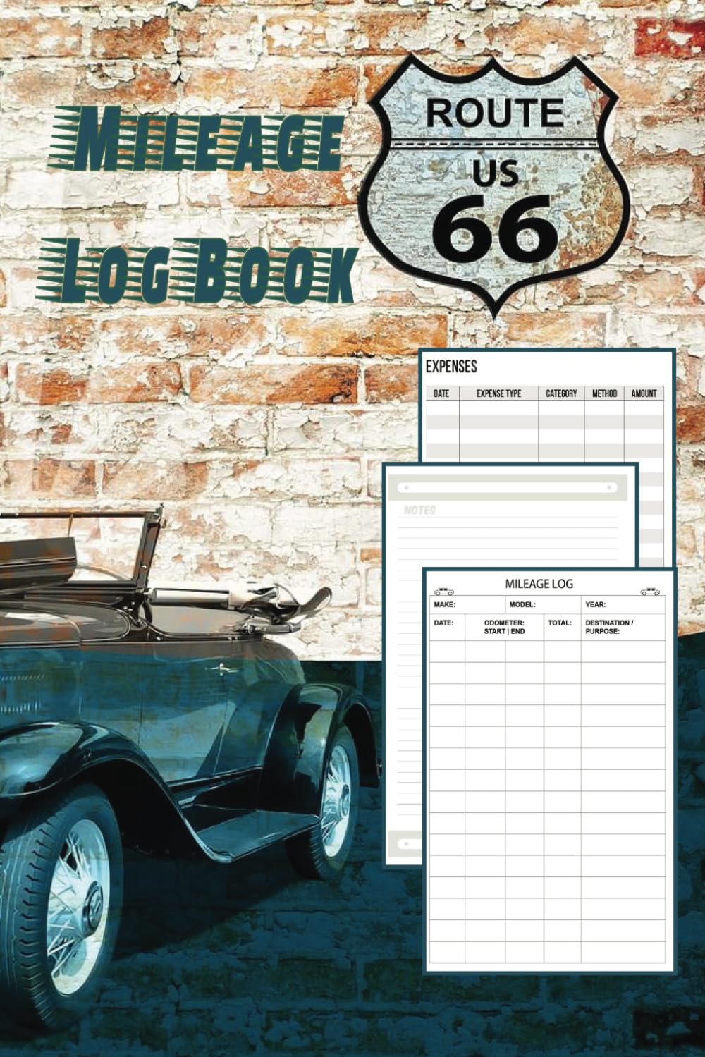 Vehicle Mileage and Expense Log Book for Taxes: For Tracking Car Miles ...