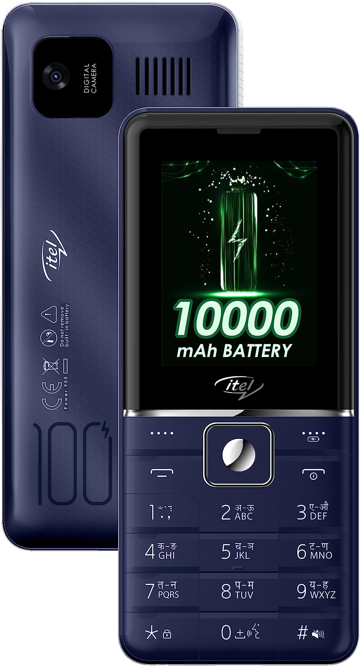 itel Power 900 Power Bank Mobile Phone,10000 mAh with 7 Months Battery ...
