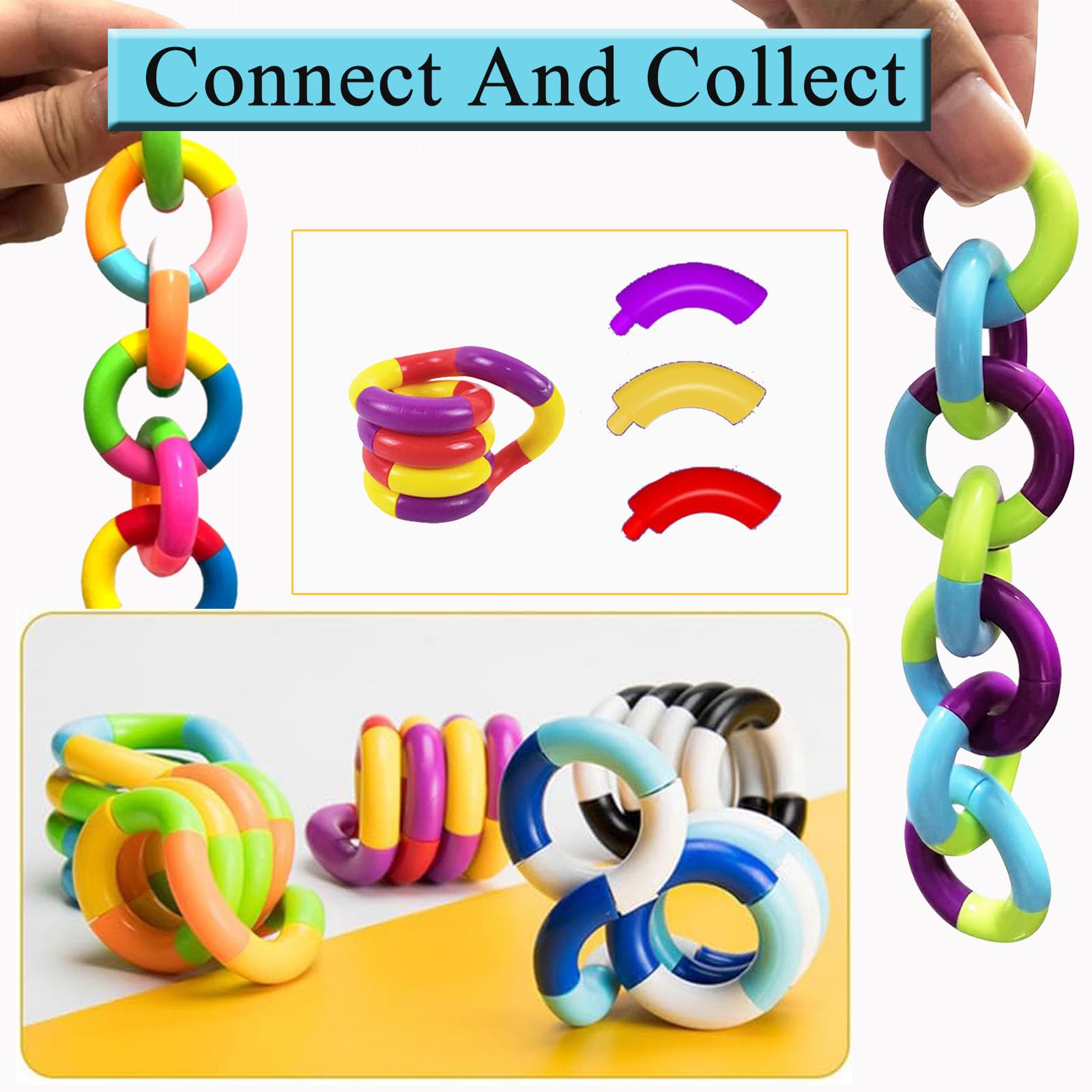 Tangle Fidget Toy, 12 Pcs Fidget Toys Adults Tangle Fidget Toy Stress ...